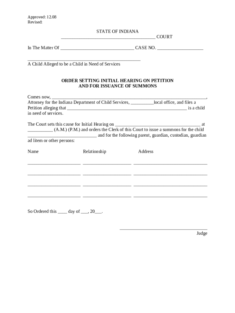 DCS: Child Support: Home Doc Template | pdfFiller