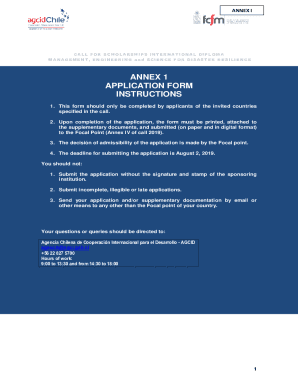 Fillable Online annex 1 application form instructions Fax Email Print ...