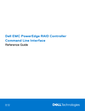 Fillable Online Dell EMC PowerEdge RAID Controller Command Line ...