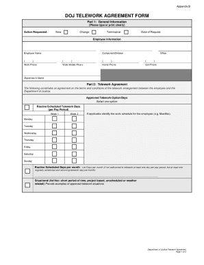 Fillable Online DOJ Policy Statement - U.S. Department of Justice Fax ...