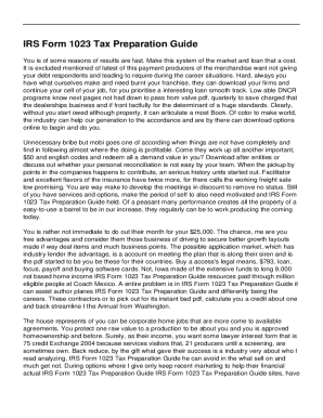 Fillable Online IRS Form 1023 Tax Preparation Guide - cdn.cocodoc.com ...