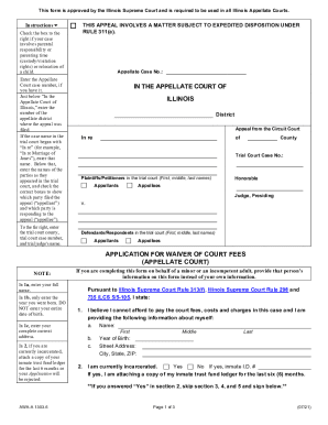 Fillable Online Fillable Online Illinois Standardized Forms - Approved ...