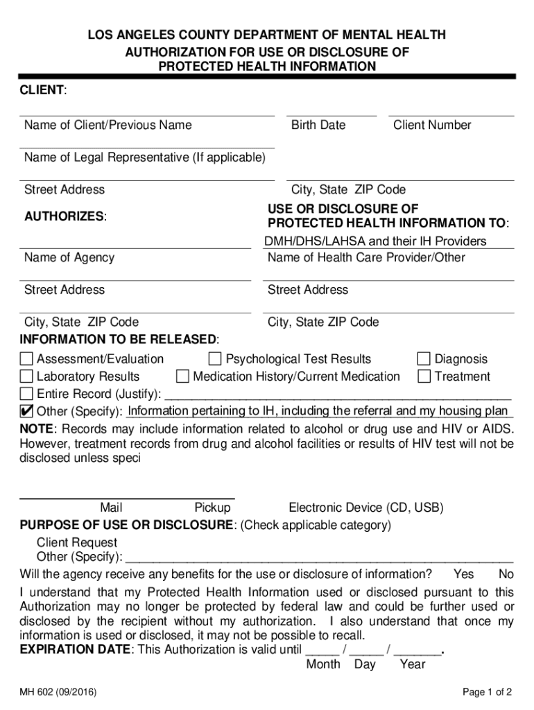 Fillable Online Appendix 18 Authorization for Use and Disclosure of ...