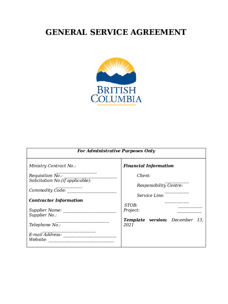 Appendix 1 VI draft GSA.pdf - GENERAL SERVICE AGREEMENT For... Doc ...