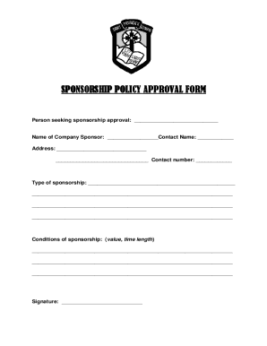 Fillable Online Sponsorship Request Letter: Format (with 13+ Sample ...