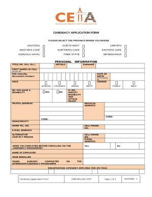 Online LEARNERSHIP APPLICATION PLEASE SELECT ... Doc Template | pdfFiller