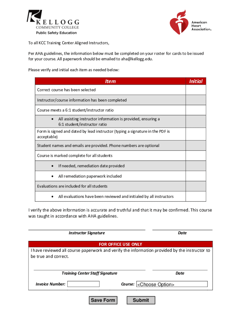 Fillable Online Aha Bls Evaluation Form Fax Email Print - pdfFiller