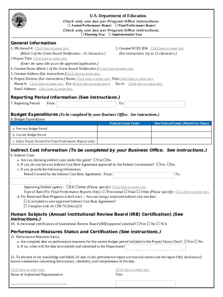 www2.ed.govfundgrantED 524-B : Grant Perance Report Cover Sheet (MS ...