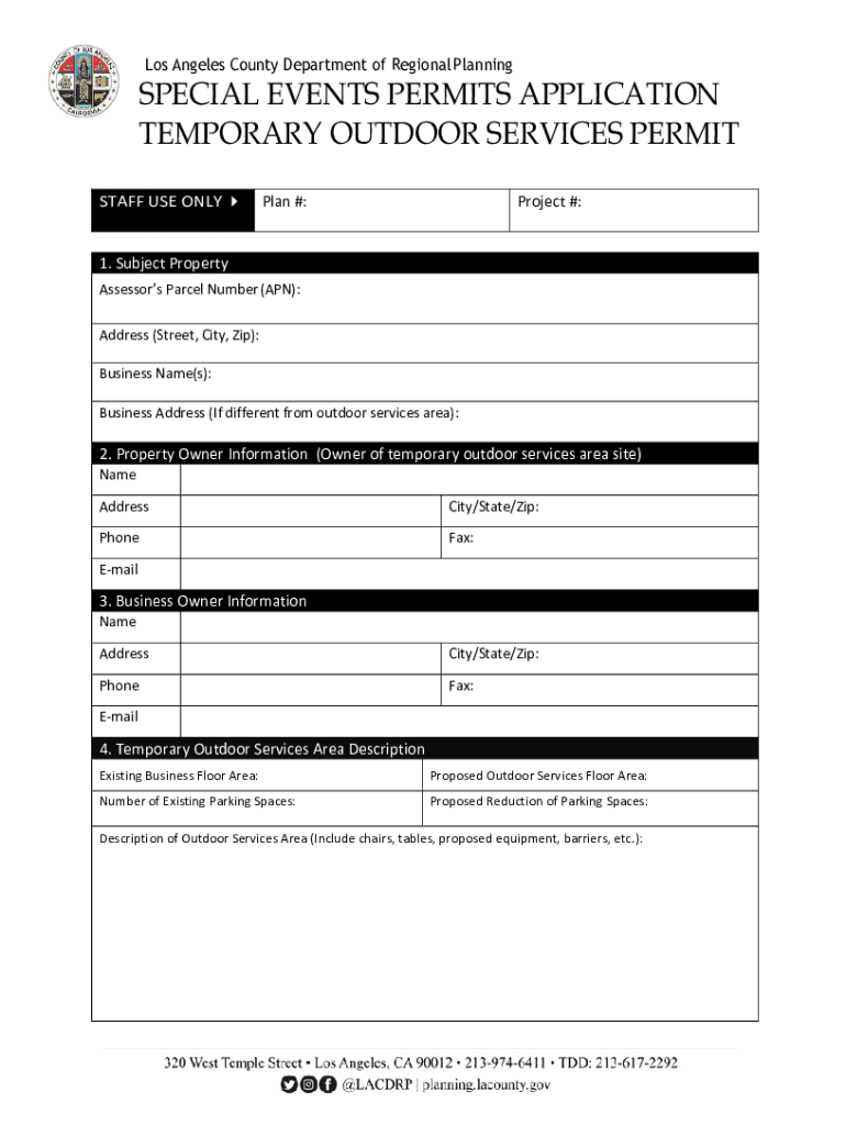 Fillable Online Applications & Forms DRP - Los Angeles County ...