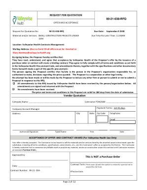 Fillable Online .90-21-038-RFQ Small Construction Projects under $25K ...