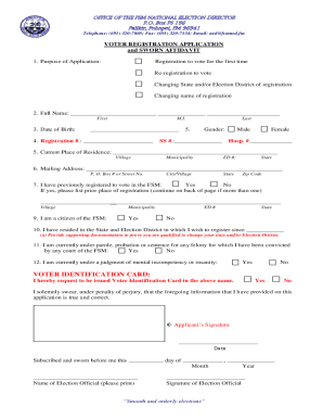 Fillable Online www.fsmned.fmFSMNED WEBSITE CODING TEMPLATESVOTER ...