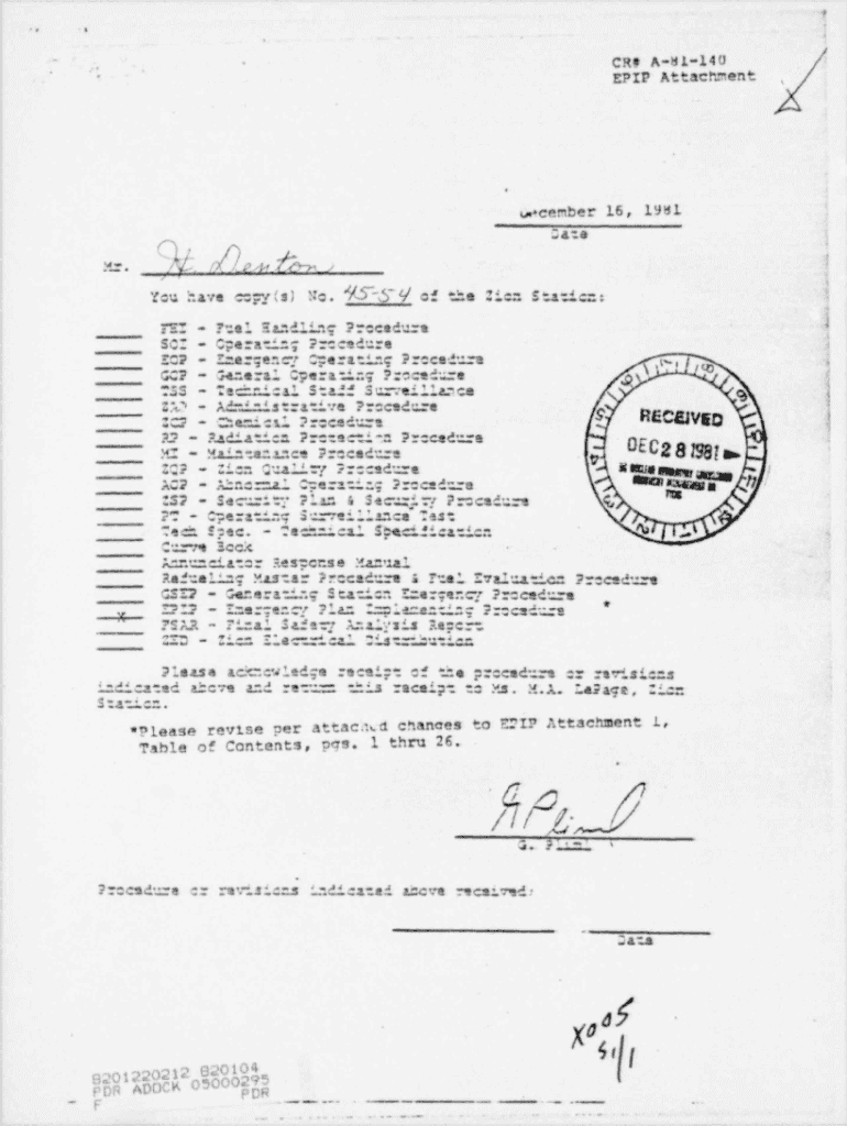 Fillable Online Forwards public version of Revision 1 to "Spill ...