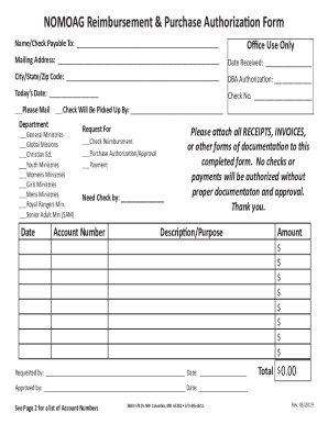 Fillable Online Purchase Authorization - Fill and Sign Printable ...