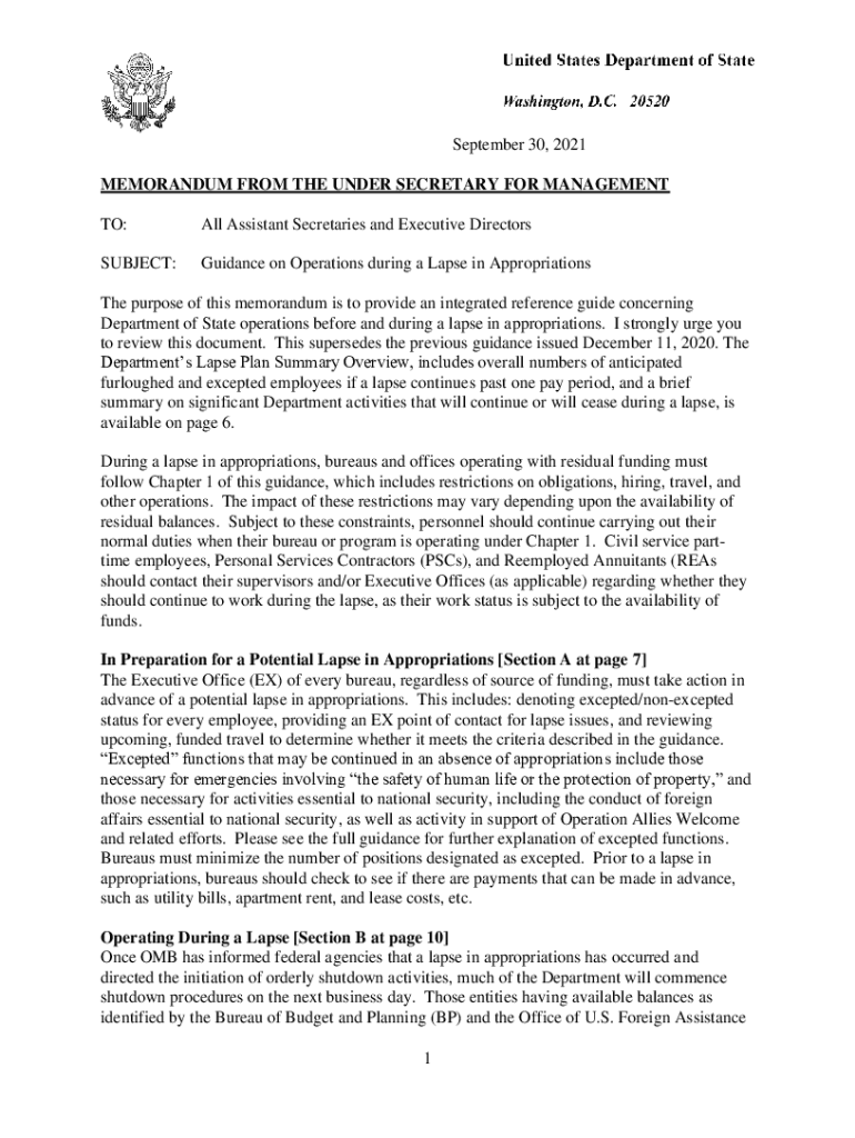 Fillable Online Department of Memorandum Veterans AffairsDepartment of ...