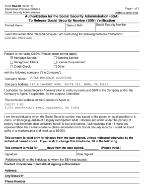 Fillable Online Ssa 89 - Fill Out and Sign Printable PDF Template ...