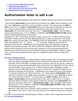 Fillable Online 28 Sample Financial Authorization Letter - Free to Edit ...