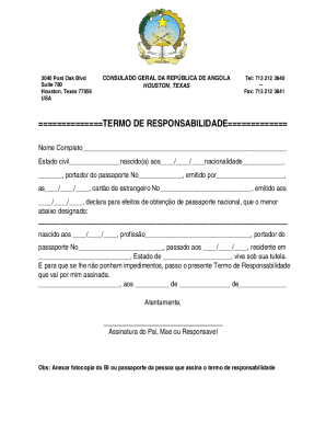 Fillable Online Termo-de-responsabilidade.pdf - Angola Consulate Texas ...