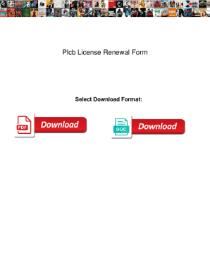 Fillable Online Plcb License Renewal Form. Plcb License Renewal Form ...