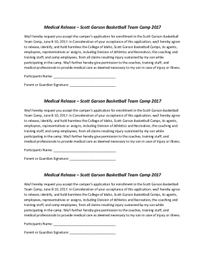 Fillable Online Fillable Online We/hereby request you accept camper s ... Fax Email Print ...