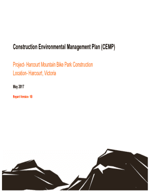 Fillable Online Construction environmental plan template Fax Email ...