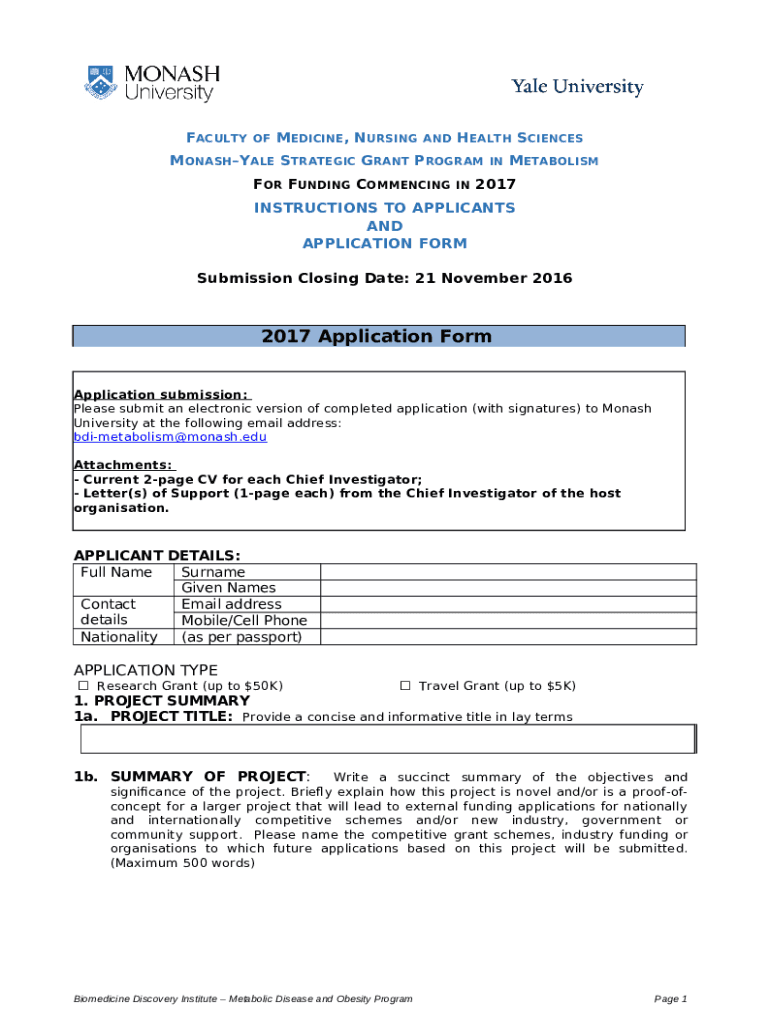 1998 application - Yale University Doc Template | pdfFiller