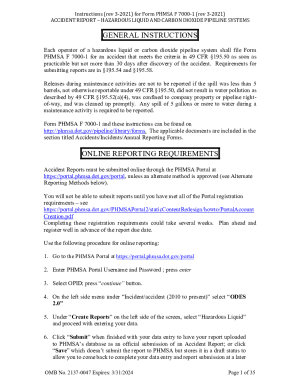 Fillable Online PIPELINE AND HAZARDOUS MATERIALS ... - hazmatsafety.dot ...