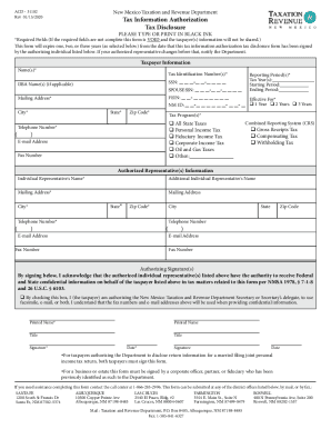 Fillable Online ACD - 31102 New Mexico Taxation and Revenue Department ...
