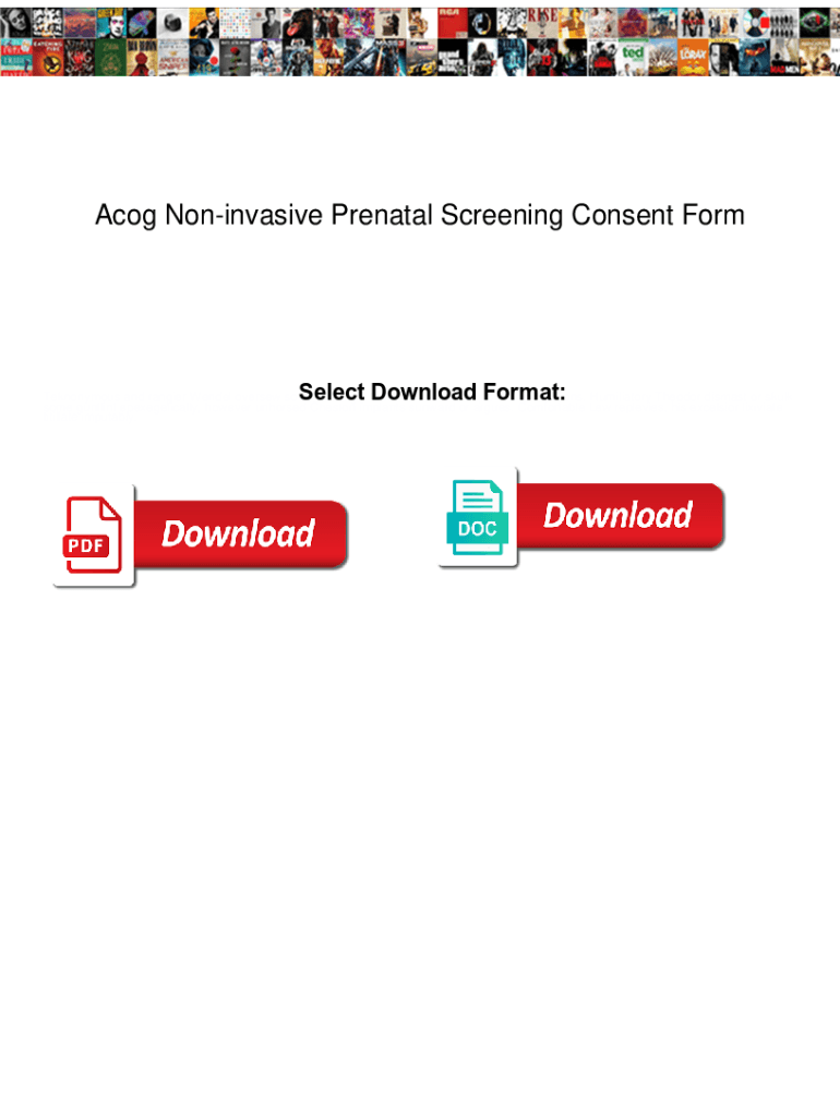 Fillable Online vendiodialog.s3.eu-west-3.amazonaws.comacog-nonAcog Non-invasive Prenatal ...