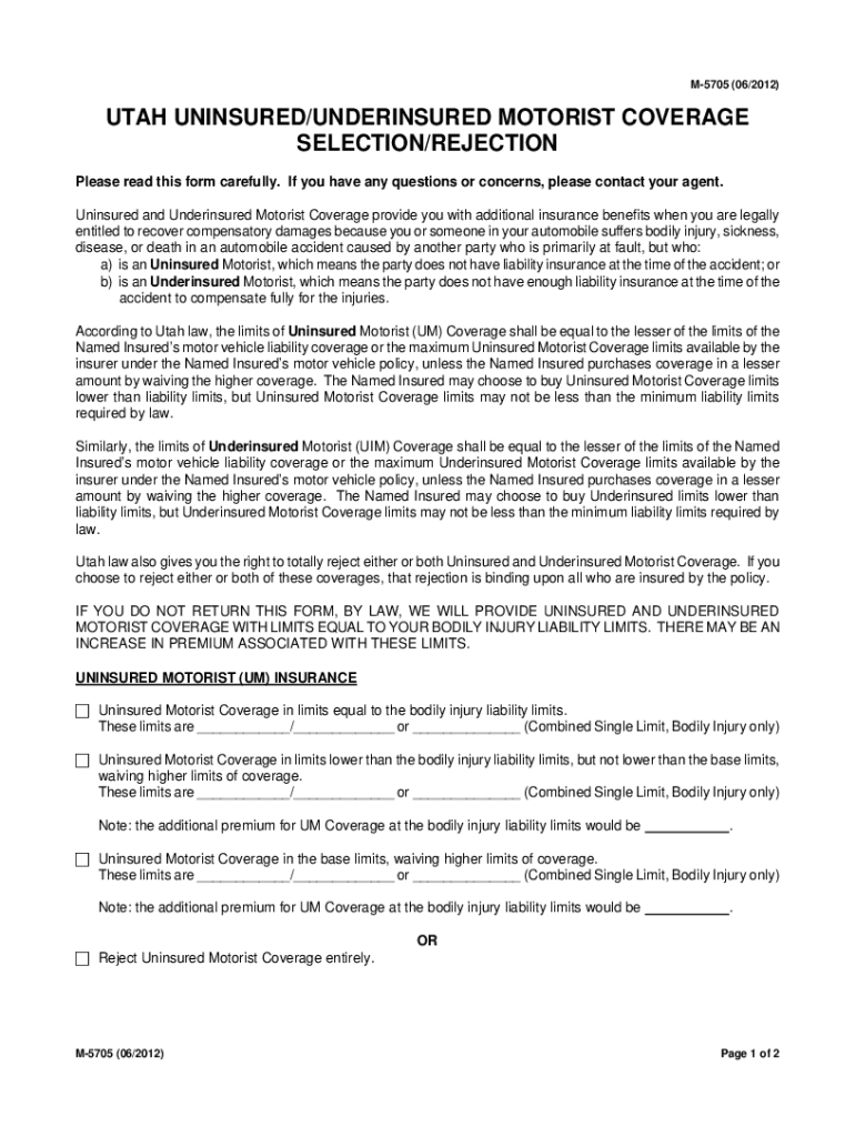 Fillable Online Coverage Selection Form - Hawaii Important notice about ...