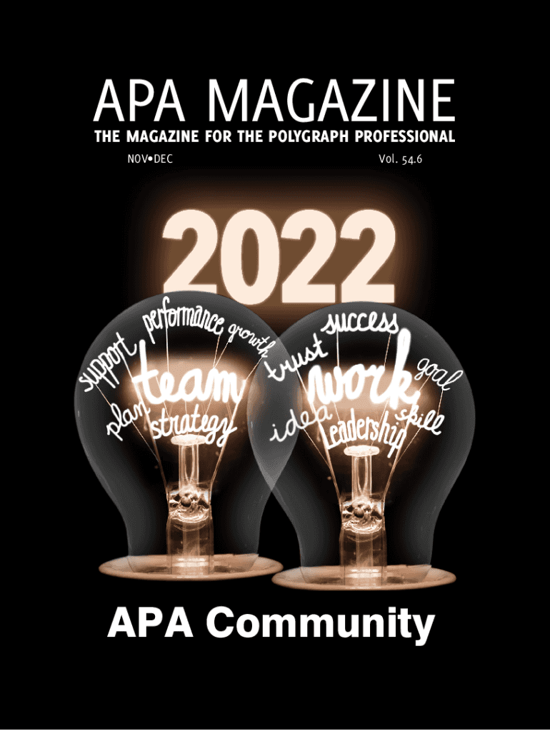 Fillable Online apa magazine APA Magazine Program Fax Email Print ...