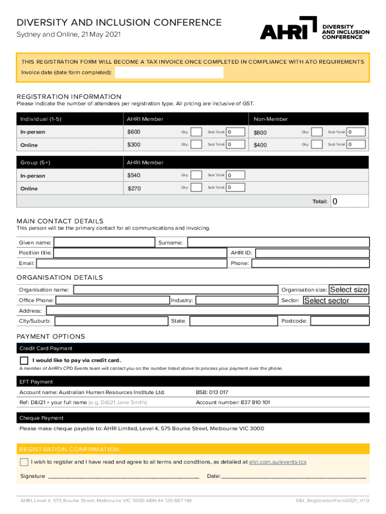 Fillable Online How diversity, equity, and inclusion (DE&I ...