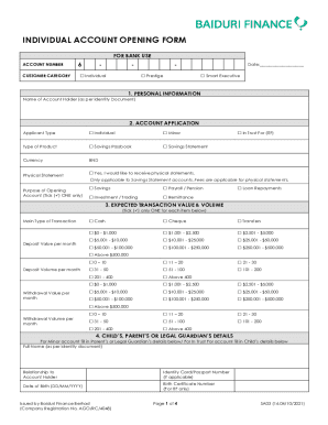 Fillable Online Hbl Account Opening Form - useenglishwords.com Fax ...