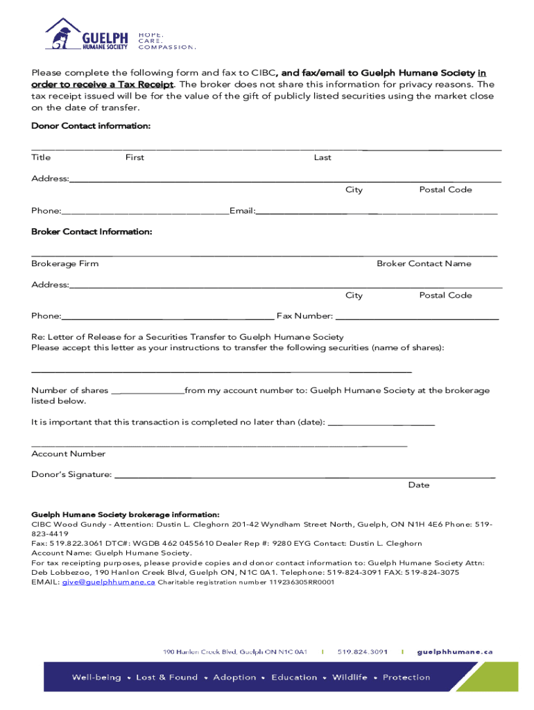 Fillable Online Please complete the following form and fax to CIBC, and ...