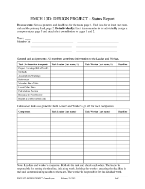Fillable Online Free Project Report Templates - Smartsheet Fax Email ...