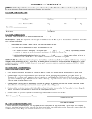 Fillable Online Notice Requirement for a Safe Harbor 401(k) or 401(m ...