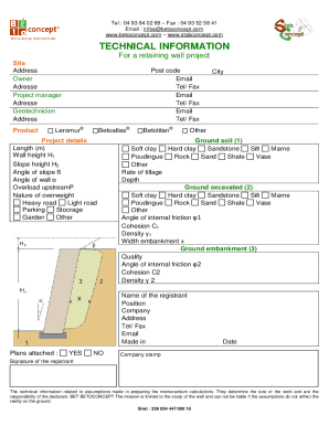 Fillable Online technical information form Fax Email Print - pdfFiller
