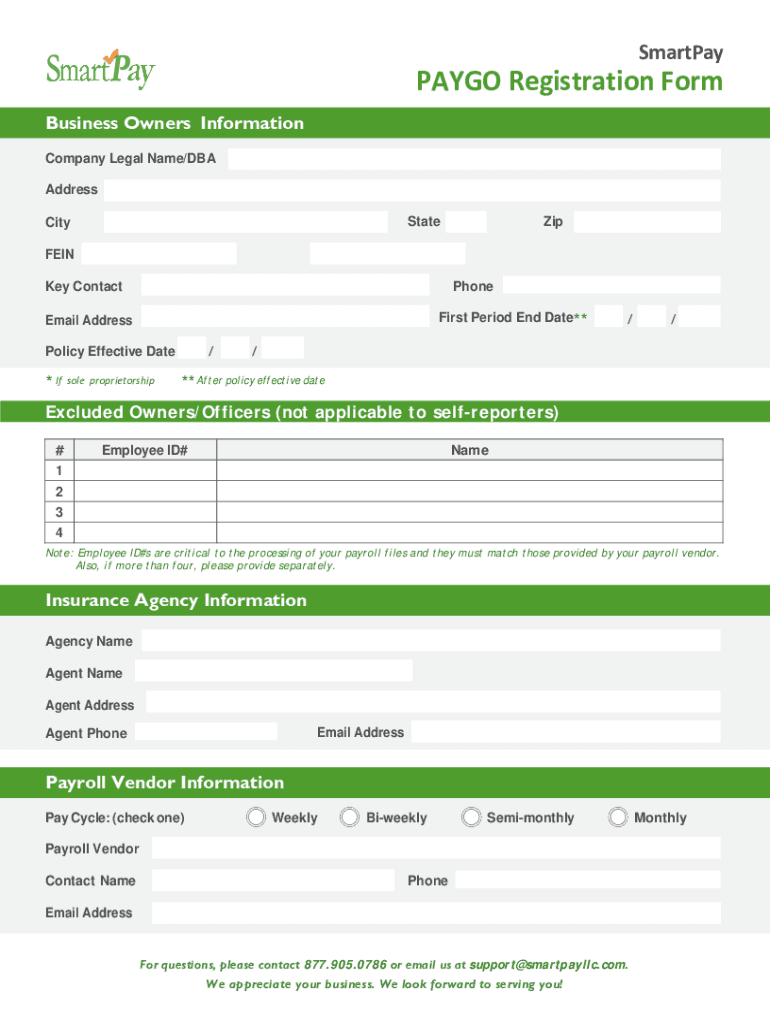 Fillable Online smartpayllc.comformsSmartPayAgent Worksheet EBank ...