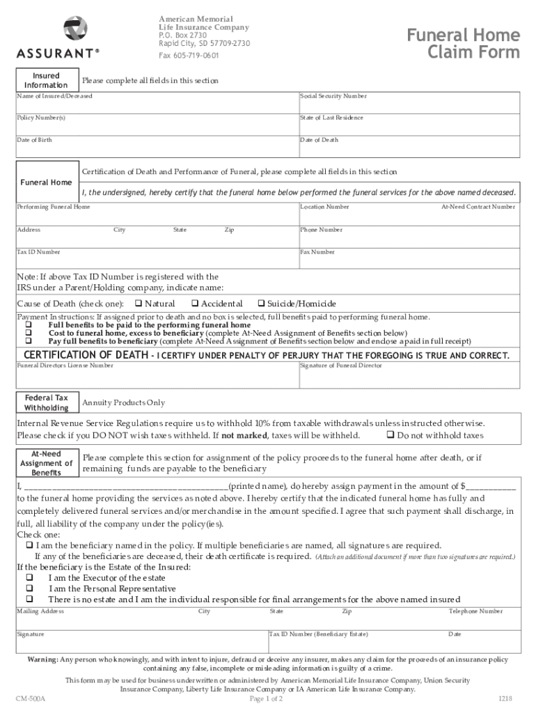 Fillable Online PDF Claims for Death Benefits Form FE-6 - OPM Fax Email ...