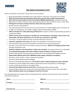 Fillable Online Site Safety Manager Certification - Buildings Fax Email ...