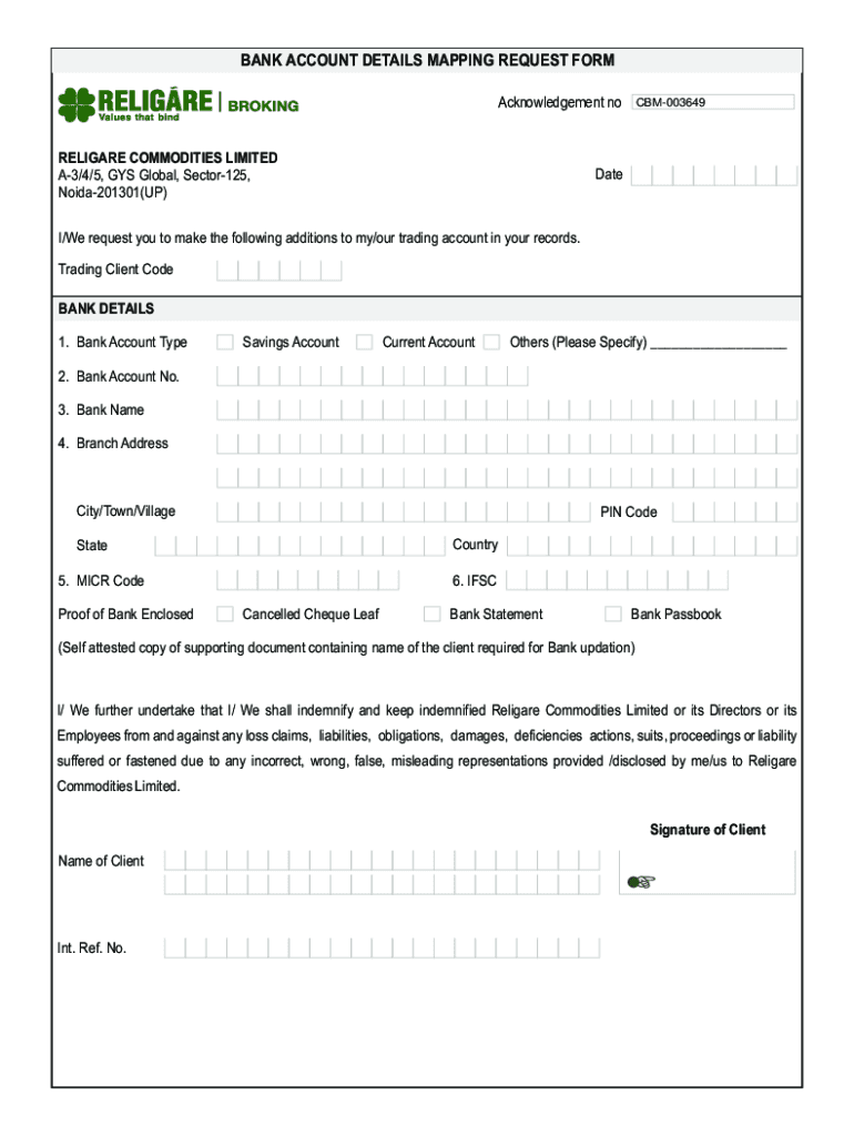 Fillable Online Fillable Online KNOW YOUR CLIENT (KYC) CHANGE Request ...