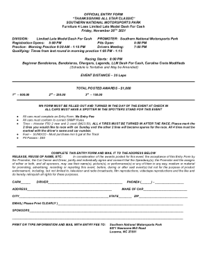 Fillable Online LLM DFC Friday Nov 26th Entry Form.docx Fax Email Print ...