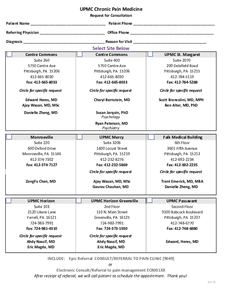 Fillable Online Behavioral Health Consultation - UPMC Children's ...