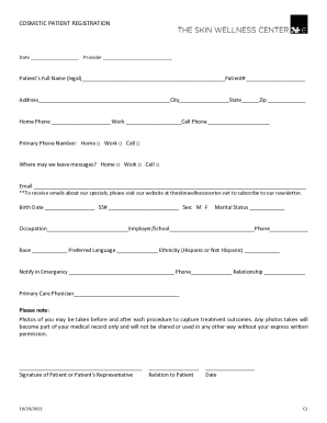 Fillable Online Patient Information Form.pdf - PATIENT INFORMATION FORM ...