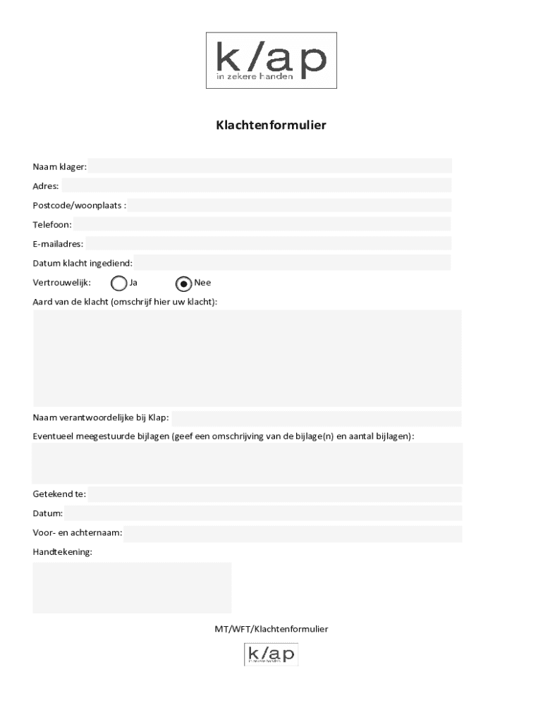 Fillable Online Fillable Online heemstede Klachtenformulier Uw gegevens De ... Fax Email Print ...