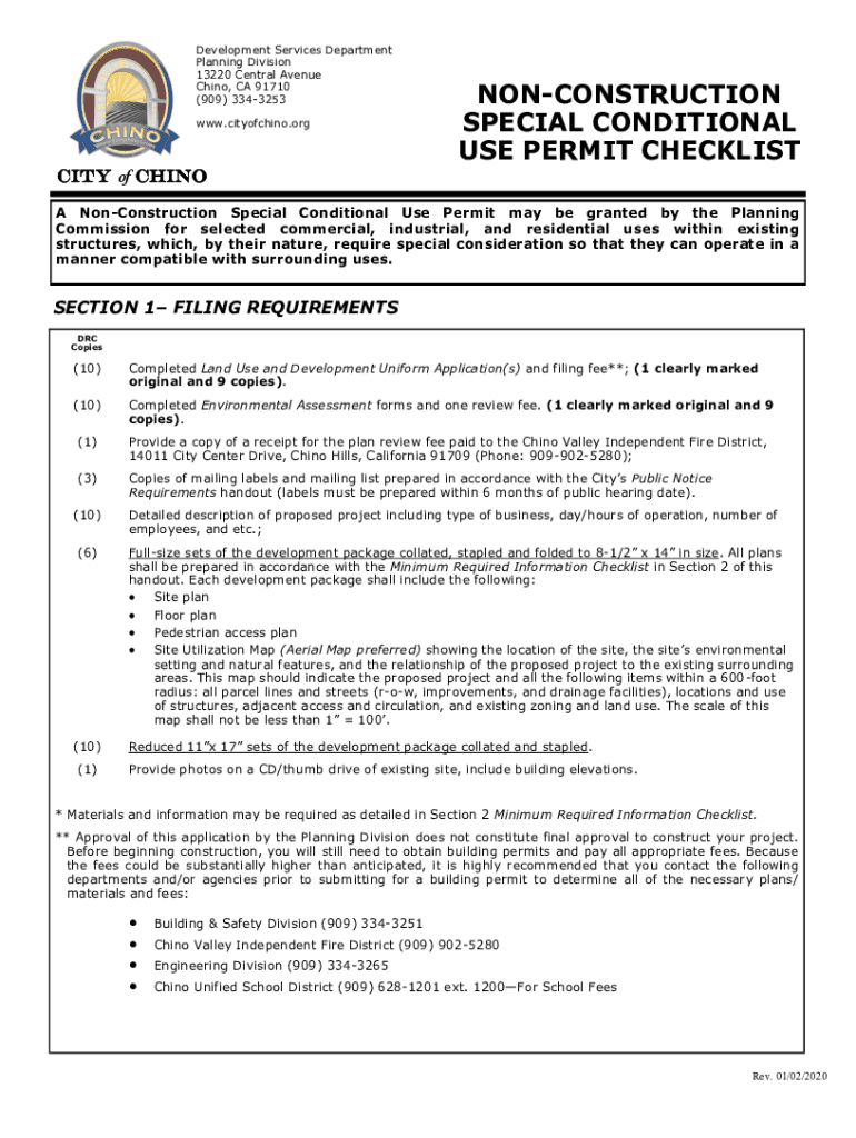 Fillable Online Annexation Checklist City of Chino Government Form in ... Fax Email Print ...