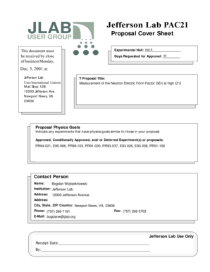 Fillable Online jlab E-02-013 - Jefferson Lab - jlab Fax Email Print ...
