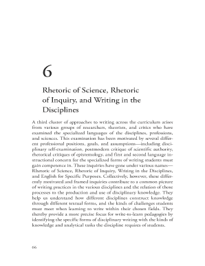 Fillable Online wac colostate Rhetoric of Science, Rhetoric Fax Email ...