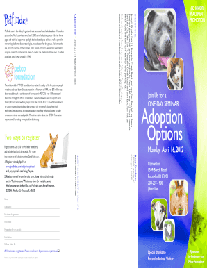 Fillable Online petfinder nda pdf form Fax Email Print - pdfFiller