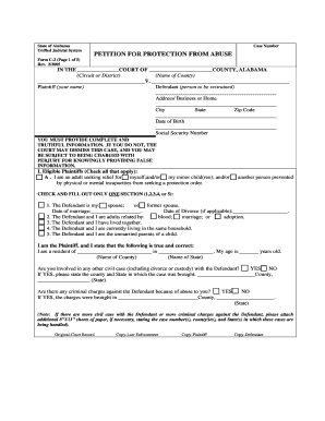 Fillable Online eforms alacourt DEPOSITION - E-Forms - eforms alacourt ...
