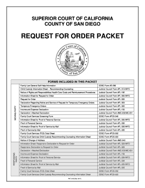 Fillable Online sdcourt ca request for order packet form Fax Email ...